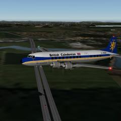British Caledonian livery for Jacques Brault's DC-6 - Aircraft Skins ...