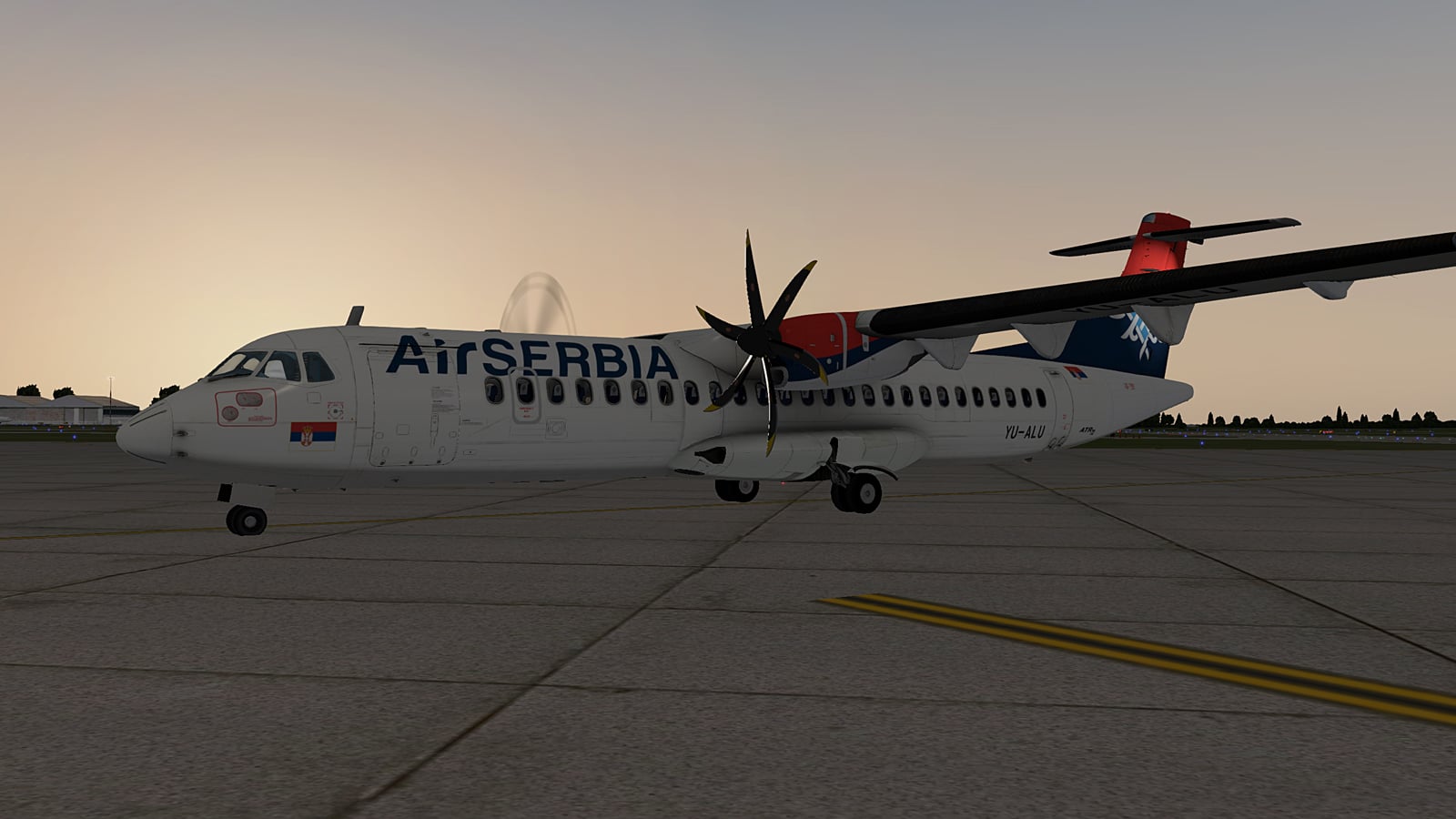 Air Serbia ATR 72-500 Livery - Aircraft Skins - Liveries - X-Plane.Org ...