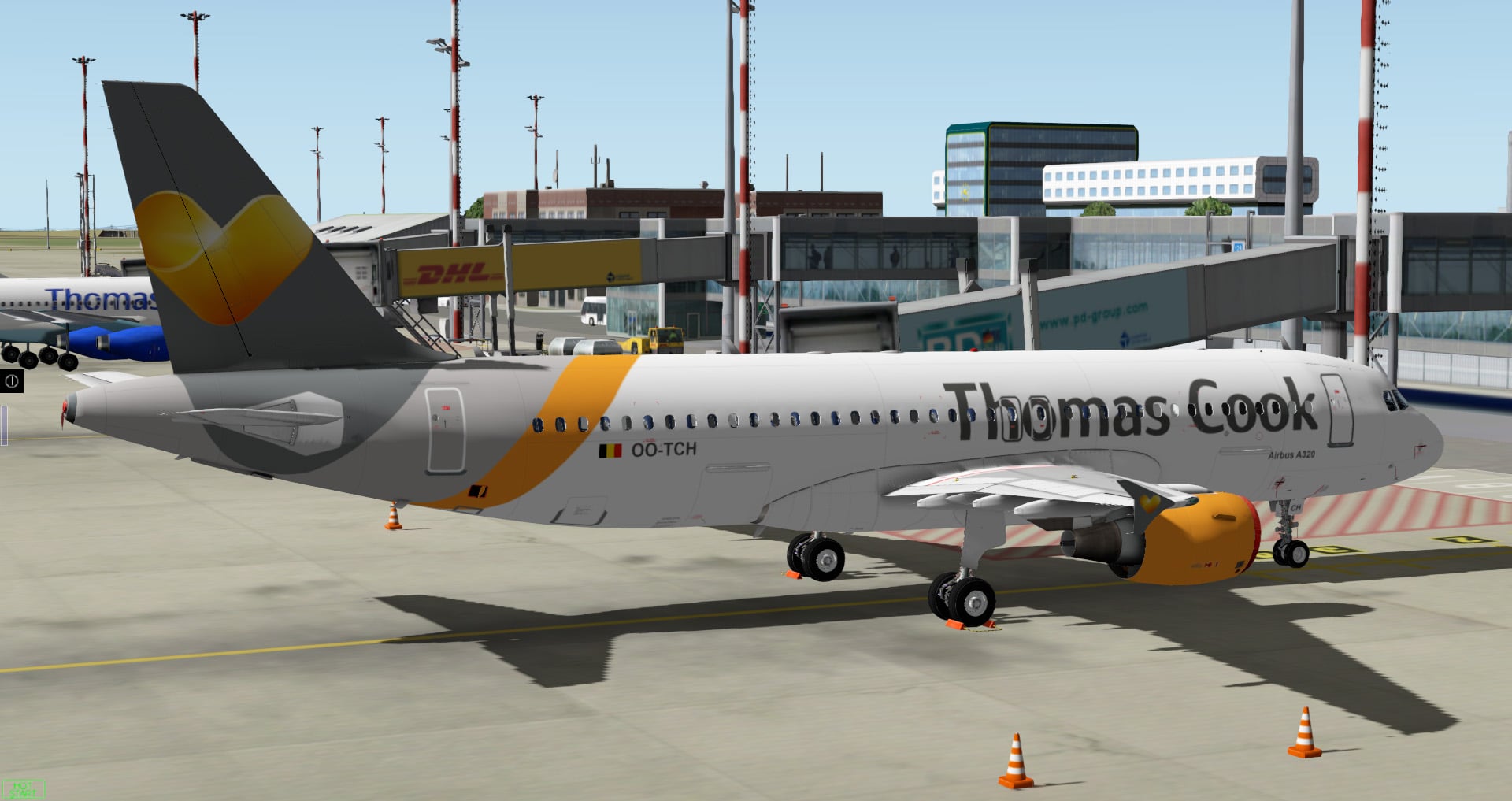 Thomas Cook New Sunny Heart Livery A320neo OO-TCH - Aircraft Skins ...