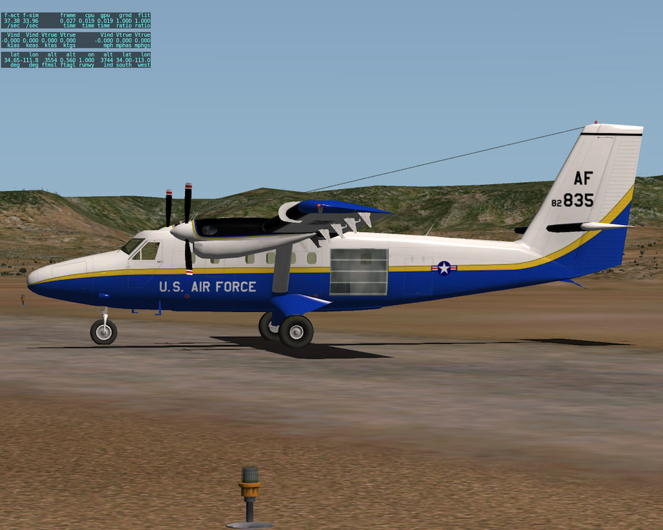 USAF UV-18A Livery for Pedrovl's DHC-6 Twin Otter - Aircraft Skins ...