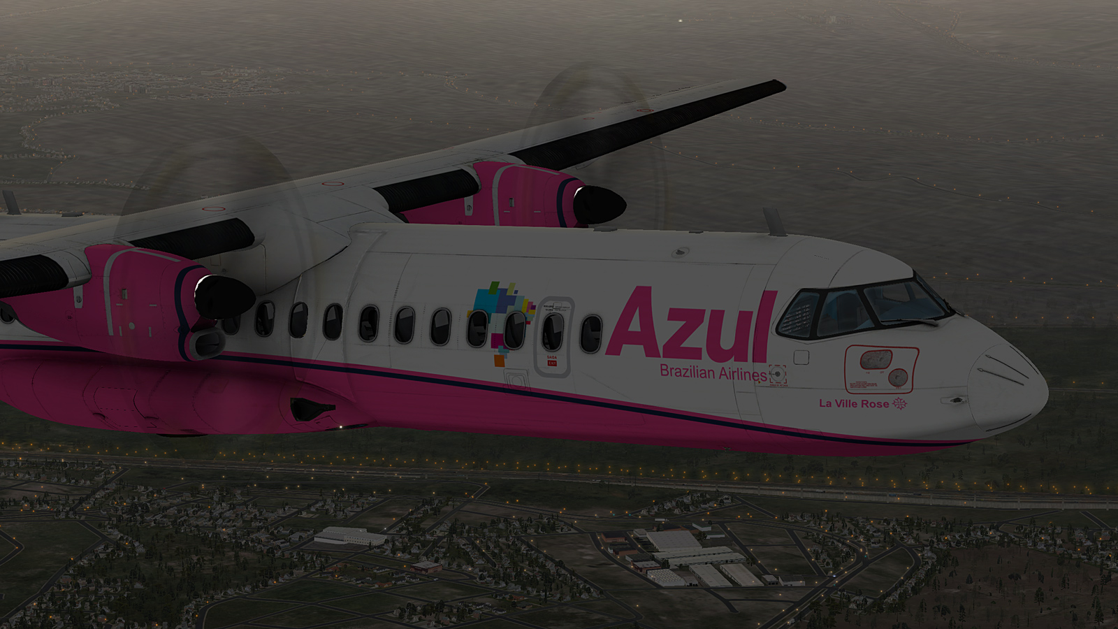 Azul "Pink" ATR 72-500 livery - Aircraft Skins - Liveries - X-Plane.Org ...