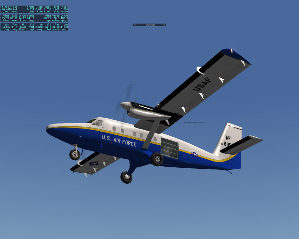 USAF UV-18A Livery for Pedrovl's DHC-6 Twin Otter - Aircraft Skins ...