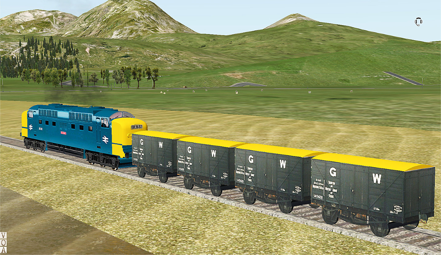 UK Class 55 Locomotive (Static) - Objects - X-Plane.Org Forum