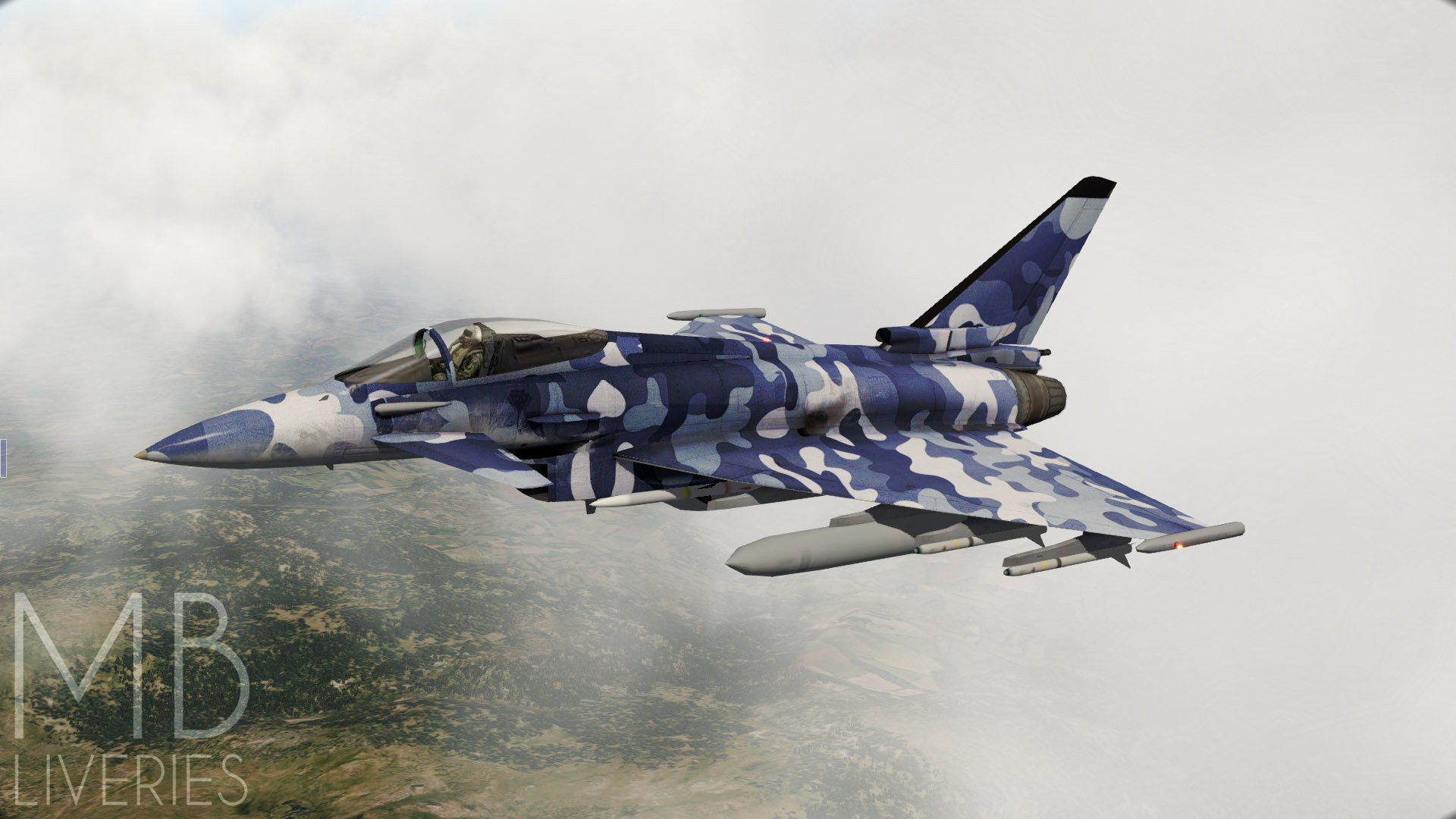 Various Camouflage Colors - Eurofighter Typhoon 2000 - Aircraft Skins ...