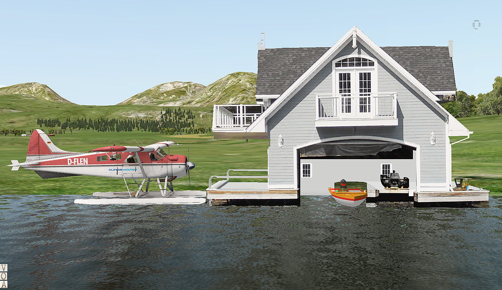 Colonial Style Boat House - Objects - X-Plane.Org Forum
