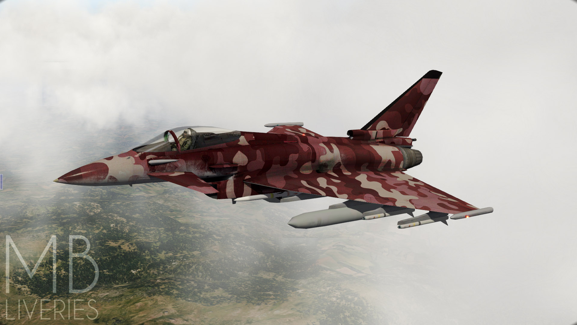 Various Camouflage Colors - Eurofighter Typhoon 2000 - Aircraft Skins ...
