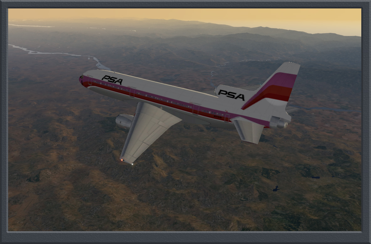 Pacific Southwest Airlines (PSA) Skin for Lockheed L-1011 Tristar ...