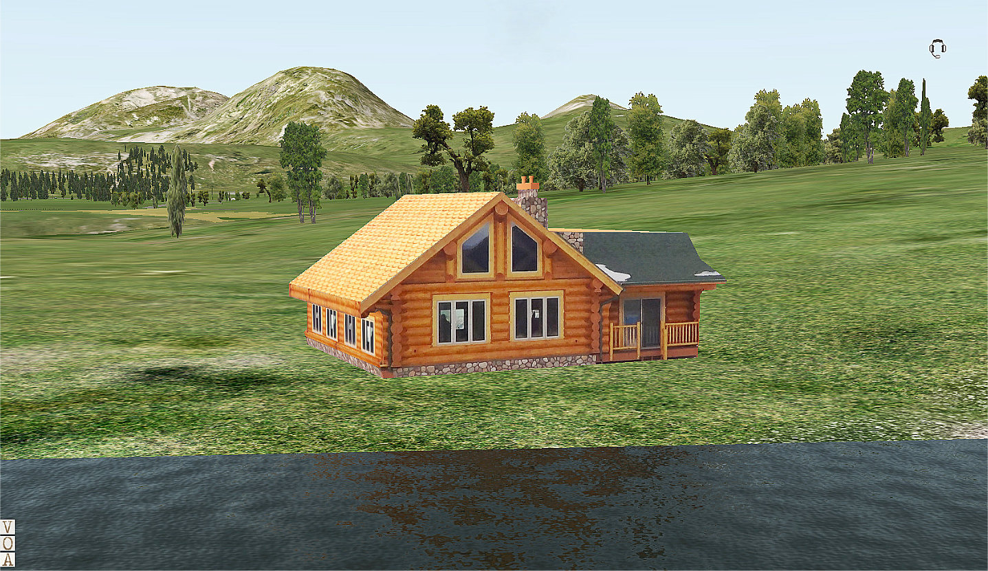 Deluxe Log Cabin - Objects - X-Plane.Org Forum