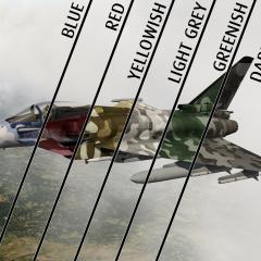 Various Camouflage Colors - Eurofighter Typhoon 2000 - Aircraft Skins ...