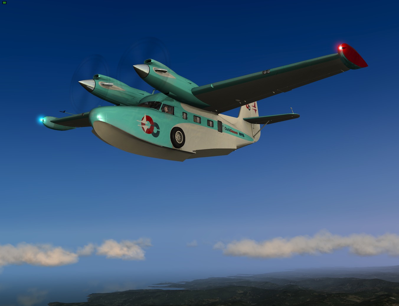 Turbo Goose "CaribConnect" fictional livery, (Ddenn's payware acf ...