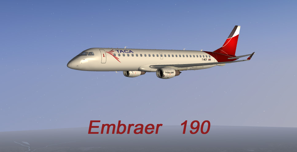 Embraer 190 - Civilian Fixed-Wing Heavy Metal 1946 and later - X-Plane ...
