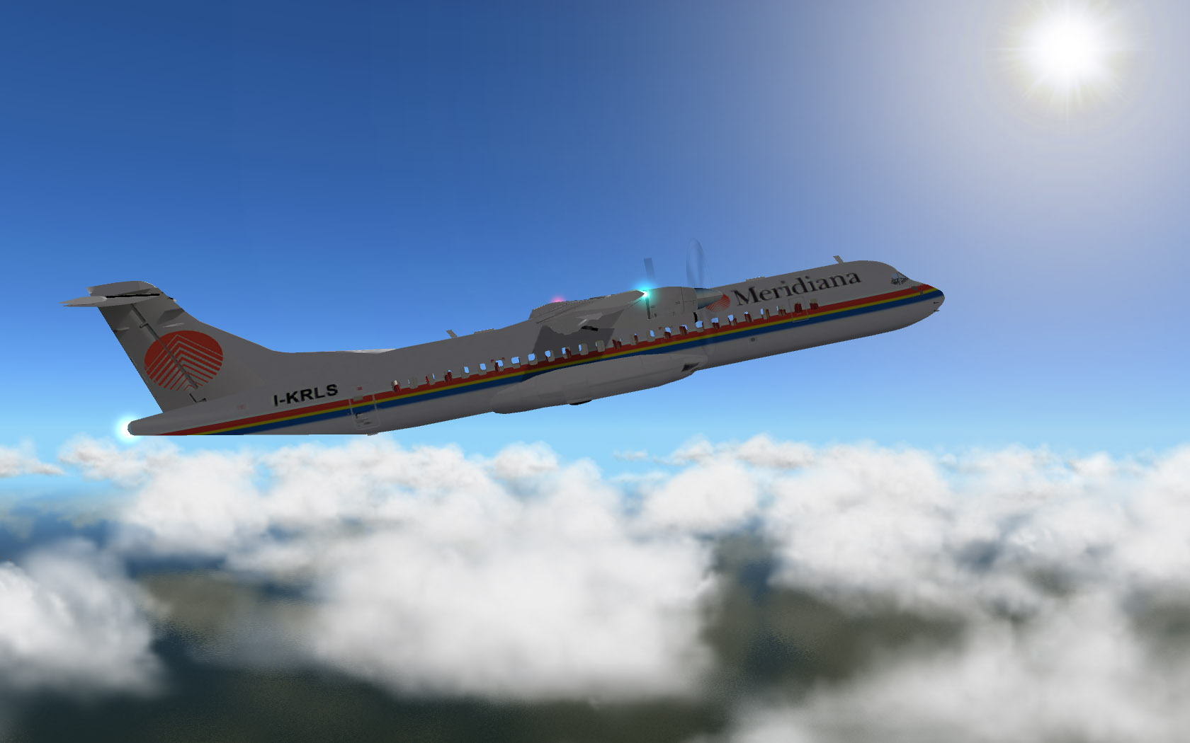 ATR 72 Meridiana Livery - Aircraft Skins - Liveries - X-Plane.Org Forum