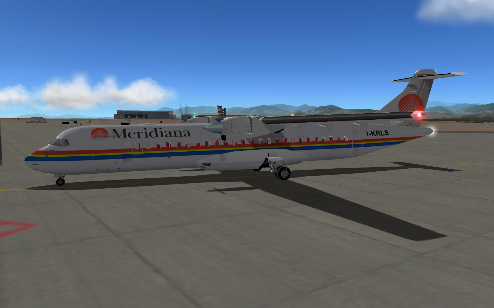 ATR 72 Meridiana Livery - Aircraft Skins - Liveries - X-Plane.Org Forum
