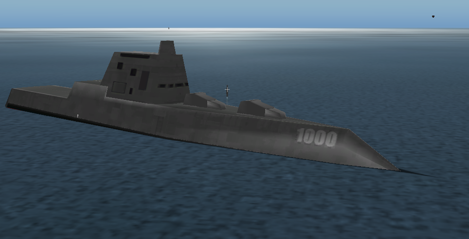 U.S.S. Zumwalt (DDG-1000) - Drawing board Aircraft (Real World, all ...