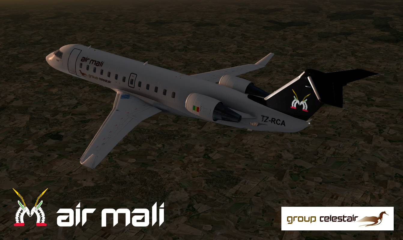 Air Mali JRollon CRJ-200 Livery - Aircraft Skins - Liveries - X-Plane ...