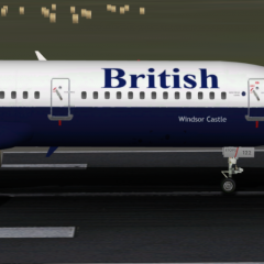 Boeing 757-200 RR British Airways 'Windsor Castle' Retro Livery ...