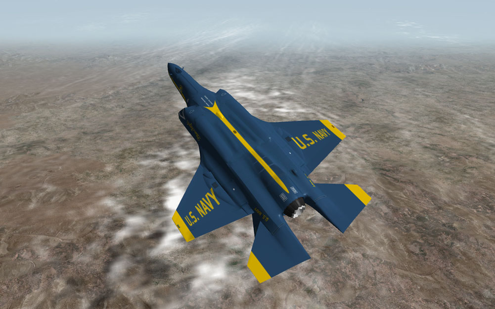 Blue Angels livery for F-35B by AOA Simulations - Aircraft Skins ...