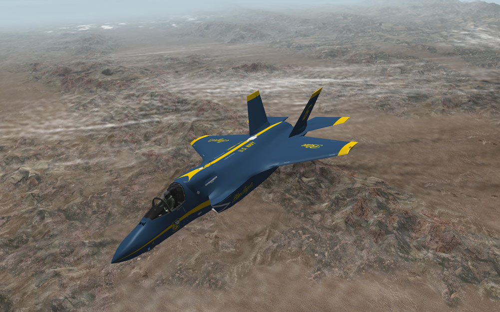 Blue Angels livery for F-35B by AOA Simulations - Aircraft Skins ...