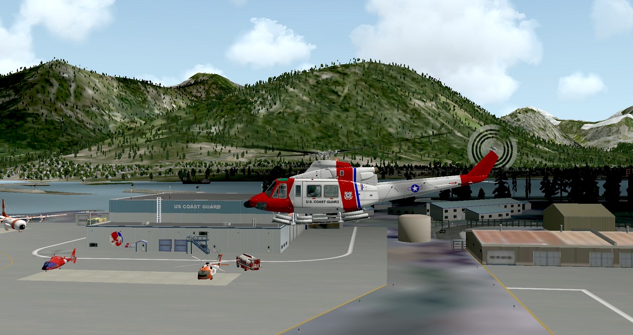 US Coast Guard livery for X-Trident's Bell 412 - Aircraft Skins ...
