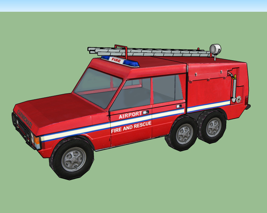 Small airport fire tender - Objects - X-Plane.Org Forum