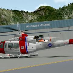 US Coast Guard livery for X-Trident's Bell 412 - Aircraft Skins ...
