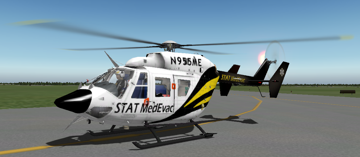 BK117 STAT MedEvac N955ME - Aircraft Skins - Liveries - X-Plane.Org Forum