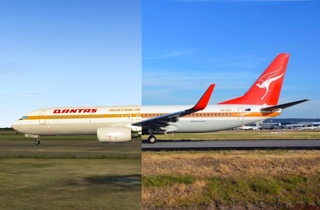 Qantas 'Retro Roo' x737 Livery - Aircraft Skins - Liveries - X-Plane ...