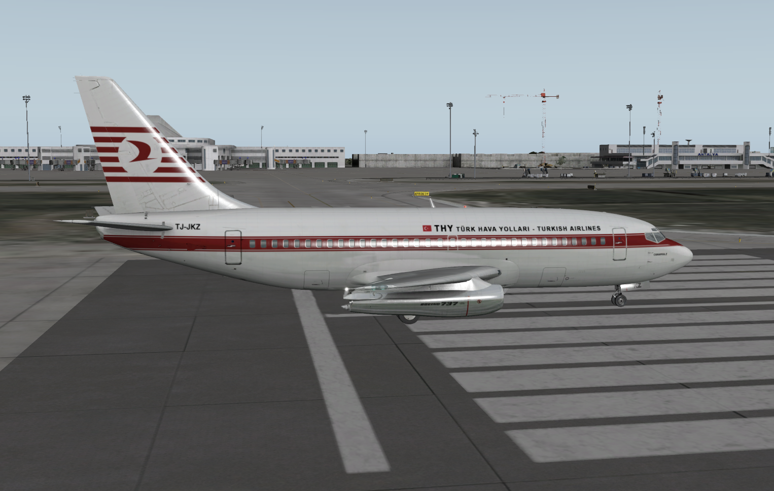 Turkish Airlines Liveries for Flyjsim's Boeing 732 - Twin Jet - 732 ...