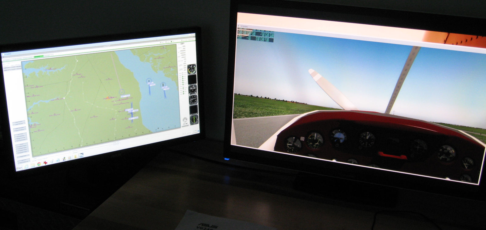 Best two monitor setup, Cockpit view and Map view? - Hardware - X-Plane ...