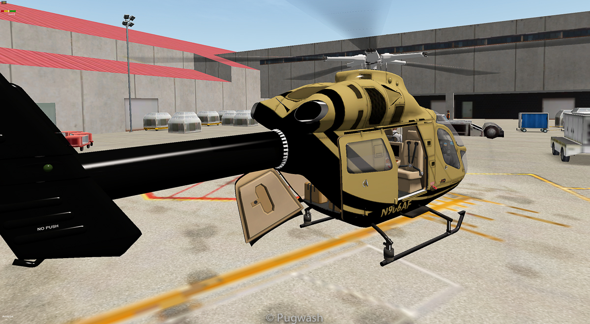 N906AF Two Liveries for Dawson Designs MD902 Helicopter - Aircraft ...