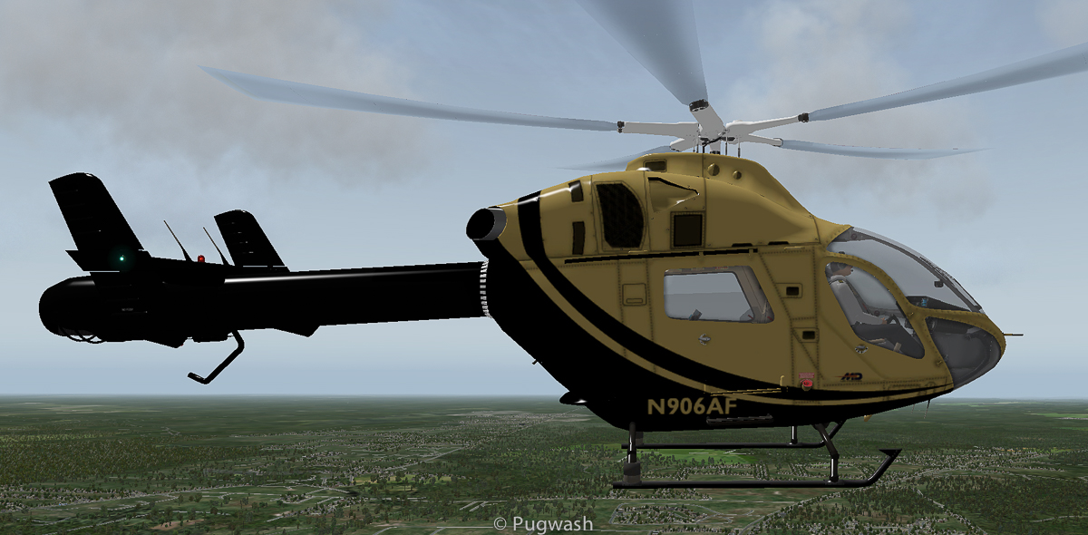 N906AF Two Liveries for Dawson Designs MD902 Helicopter - Aircraft ...
