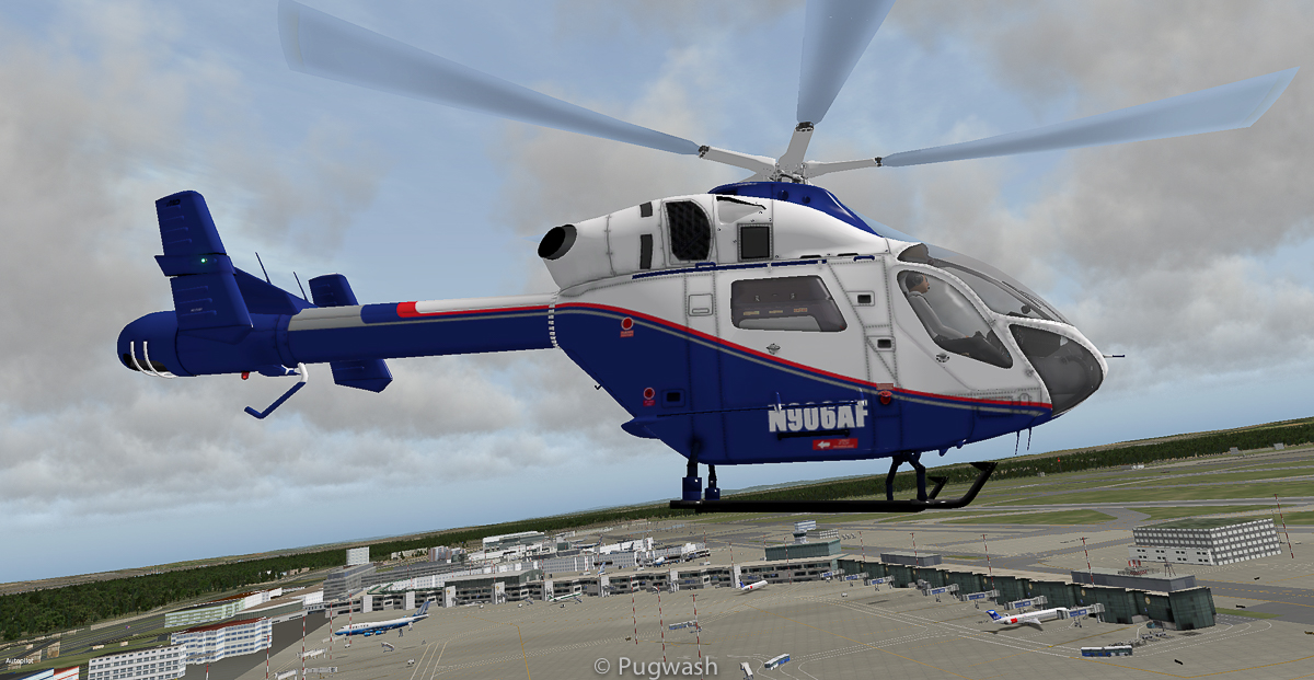 N906AF Two Liveries for Dawson Designs MD902 Helicopter - Aircraft ...