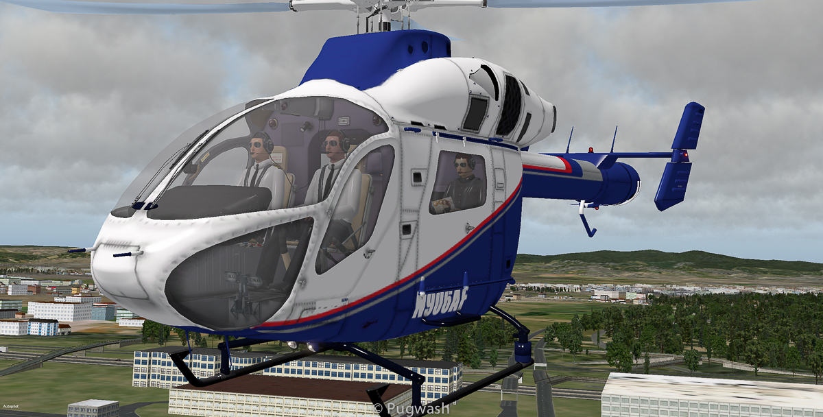 N906AF Two Liveries for Dawson Designs MD902 Helicopter - Aircraft ...