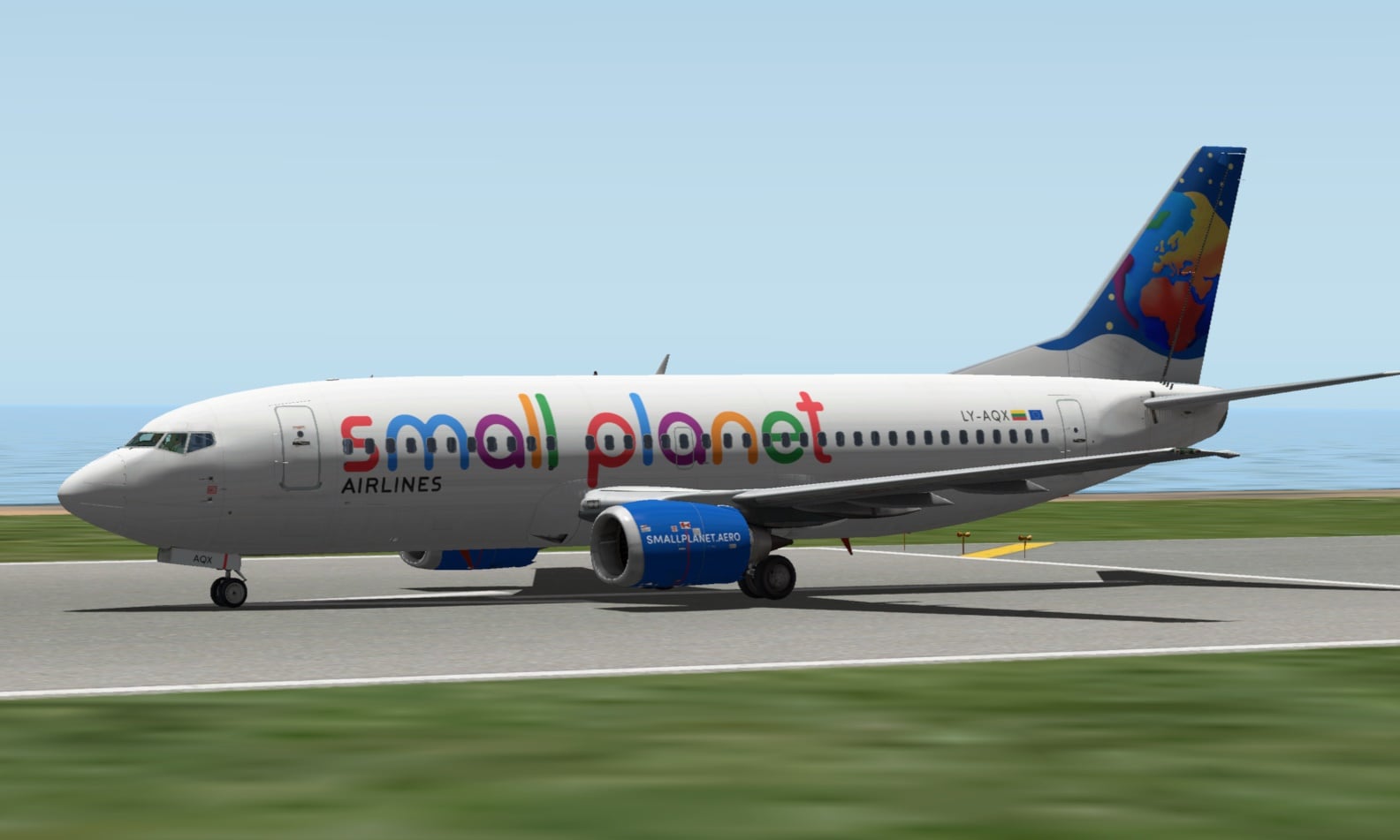Small Planet Airlines livery Boeing 733 IXEG - Aircraft Skins ...