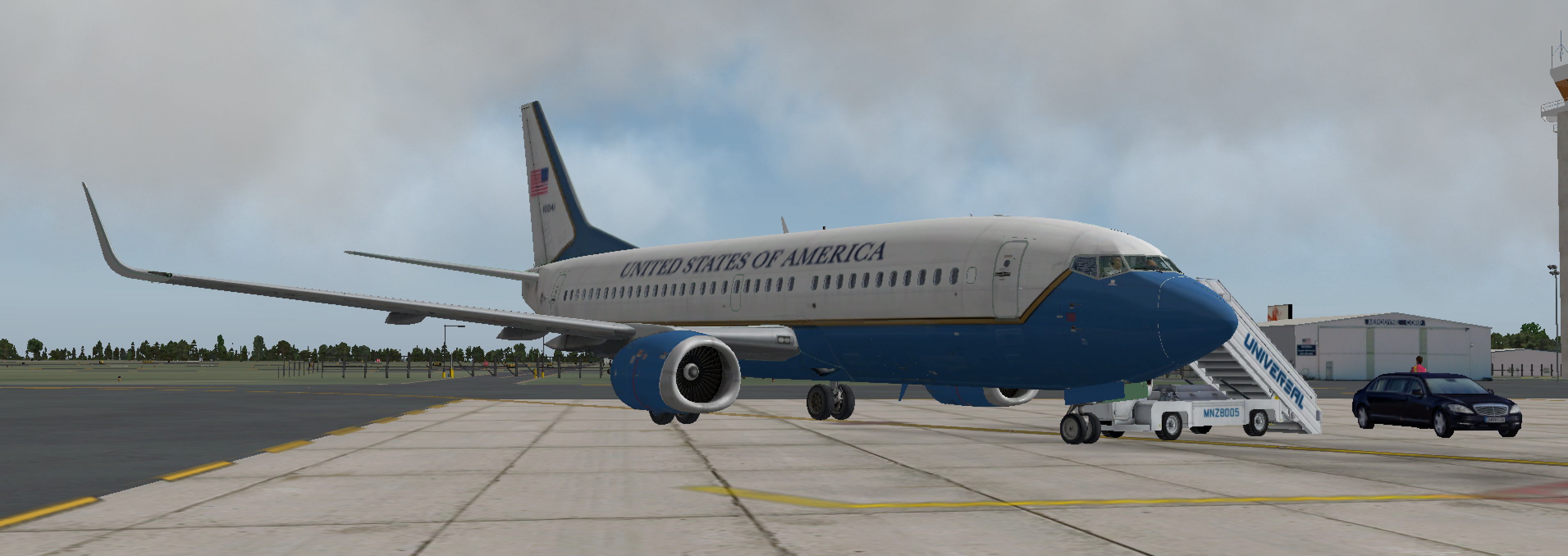 IXEG 737-300 USAF C-40B (Fictional) 10041 VIP Livery - Aircraft Skins ...