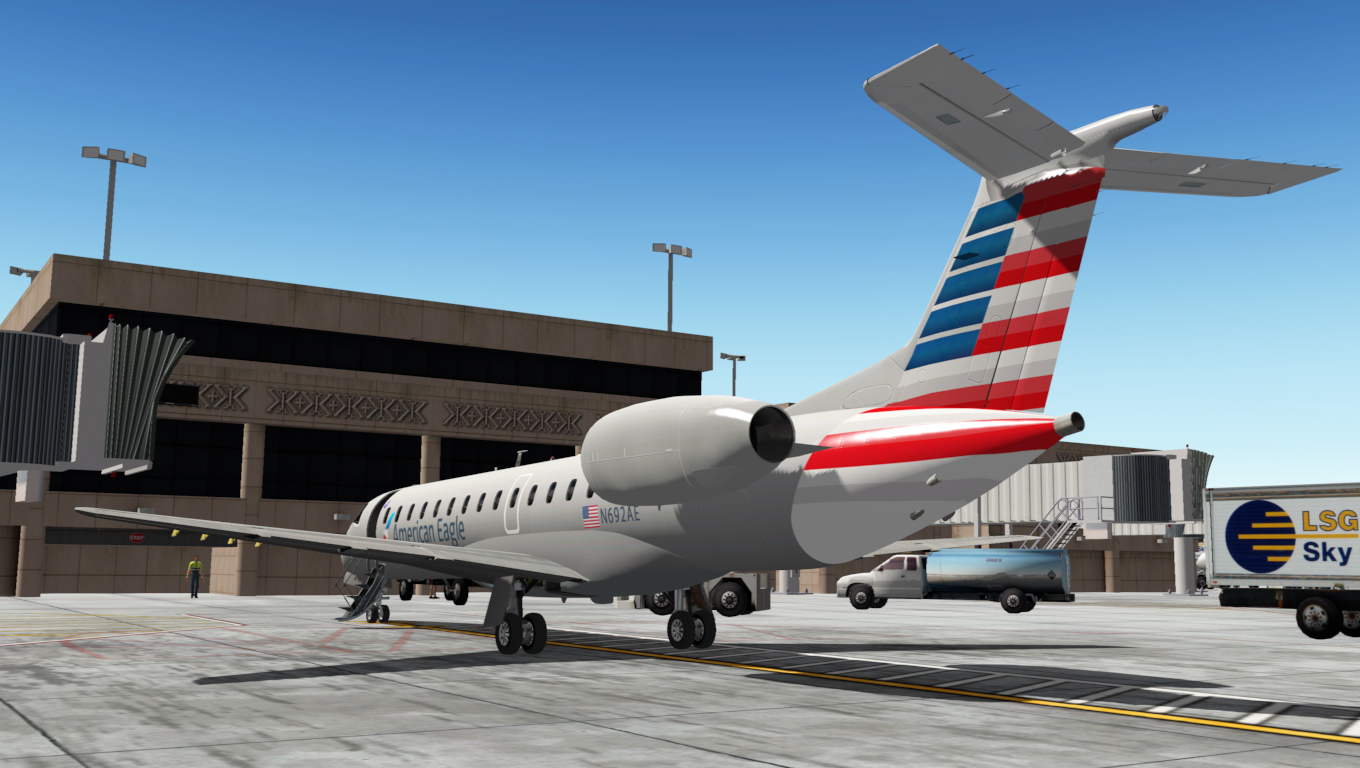 American Eagle (2012 livery) - ERJ-140 - Aircraft Skins - Liveries - X ...