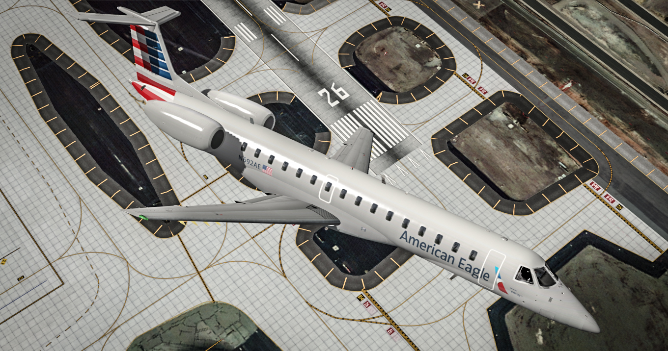 American Eagle (2012 livery) - ERJ-140 - Aircraft Skins - Liveries - X ...
