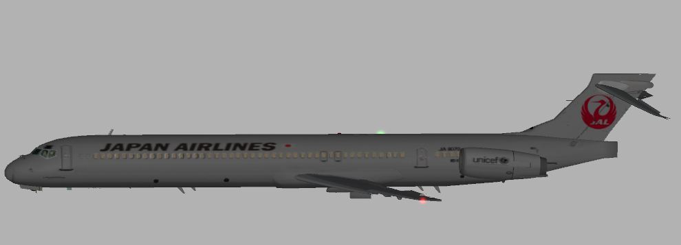 JAL MD90 paint - Aircraft Skins - Liveries - X-Plane.Org Forum