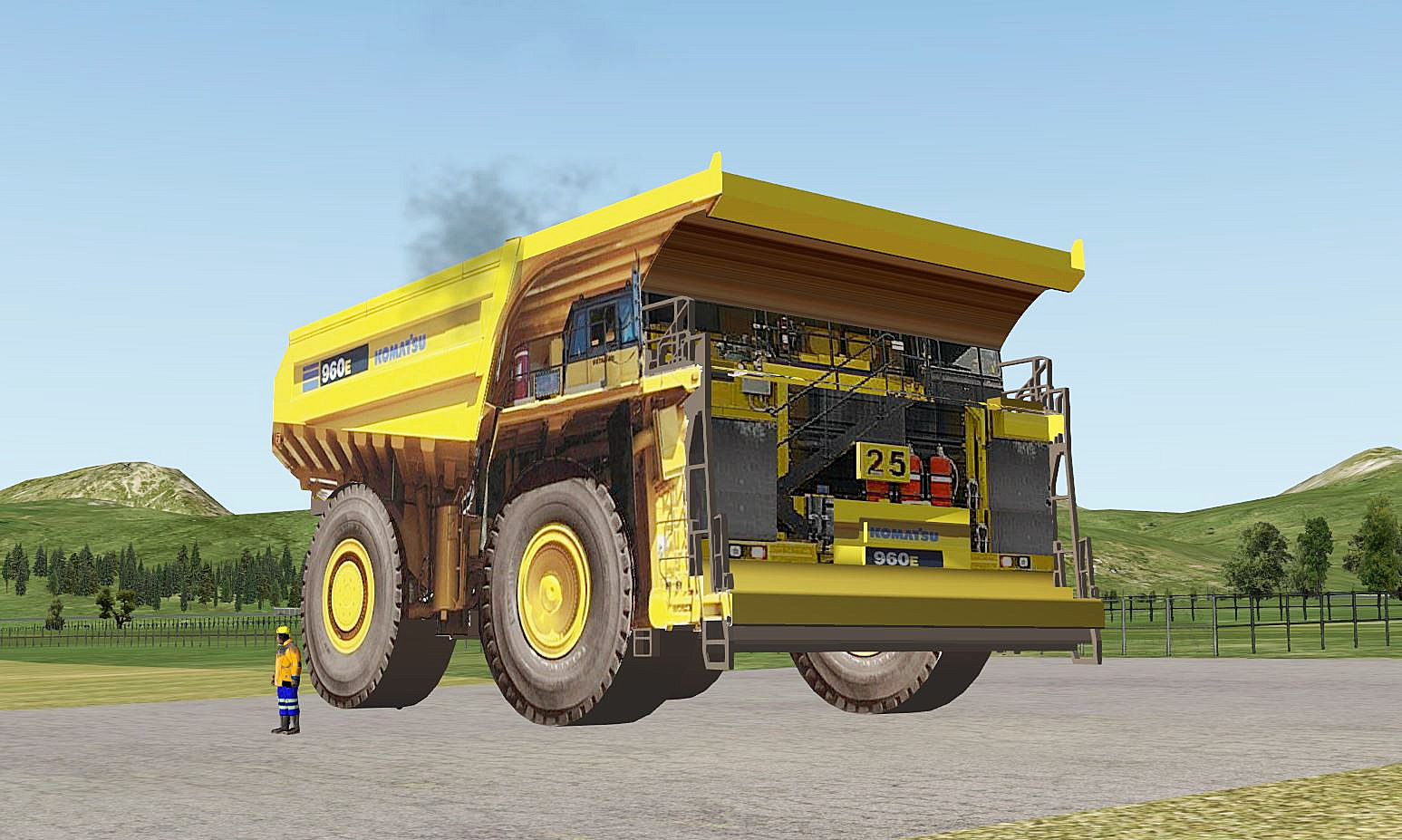 Komatsu 960 E Tipper Truck (Static) - Objects - X-Plane.Org Forum