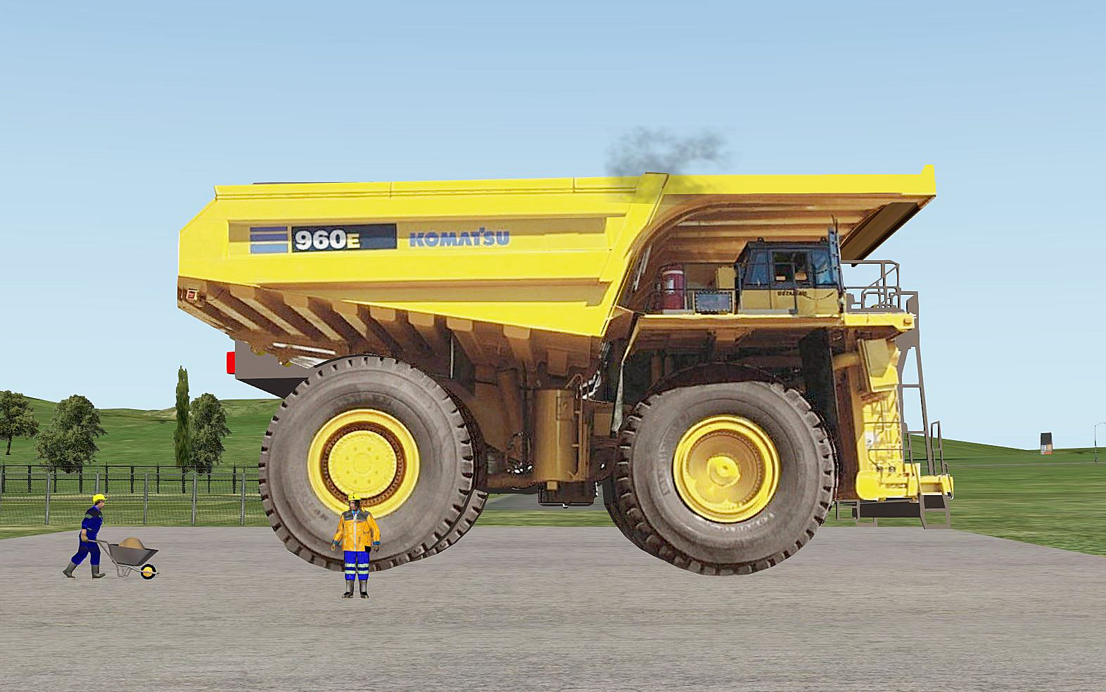 Komatsu 960 E Tipper Truck (Static) - Objects - X-Plane.Org Forum