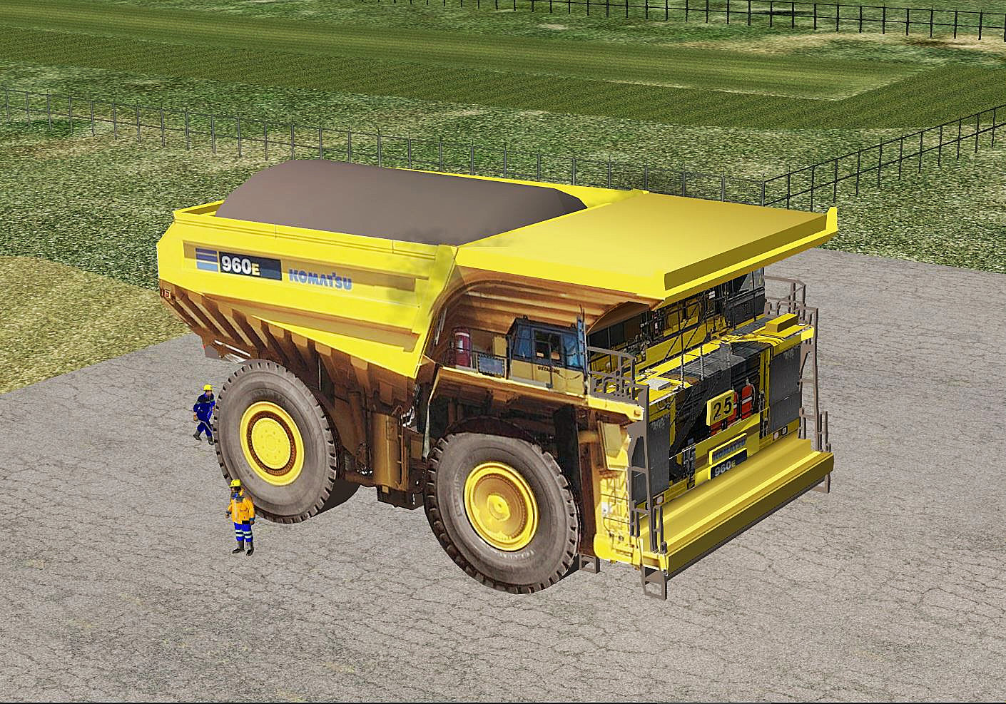 Komatsu 960 E Tipper Truck (Static) - Objects - X-Plane.Org Forum