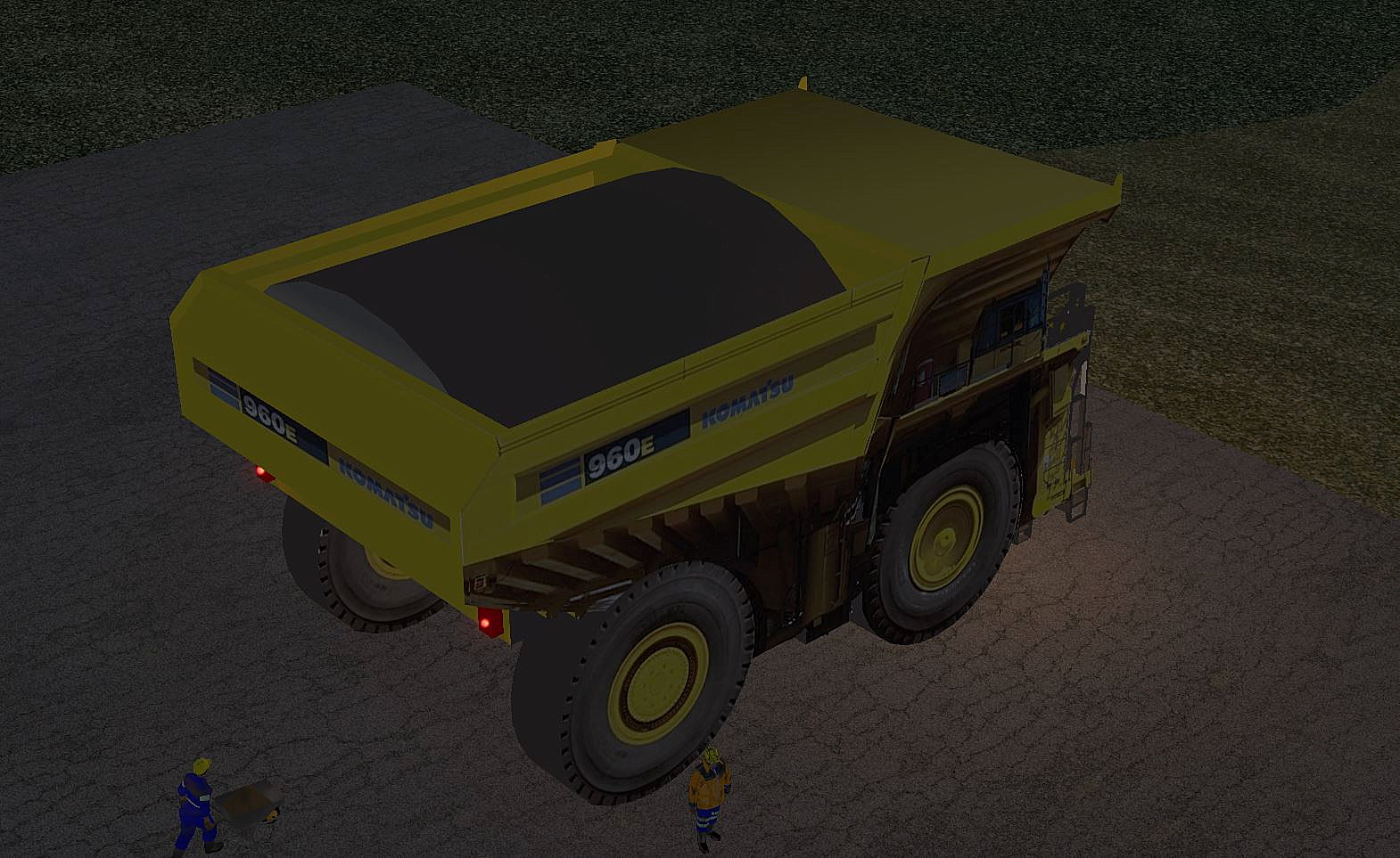 Komatsu 960 E Tipper Truck (Static) - Objects - X-Plane.Org Forum