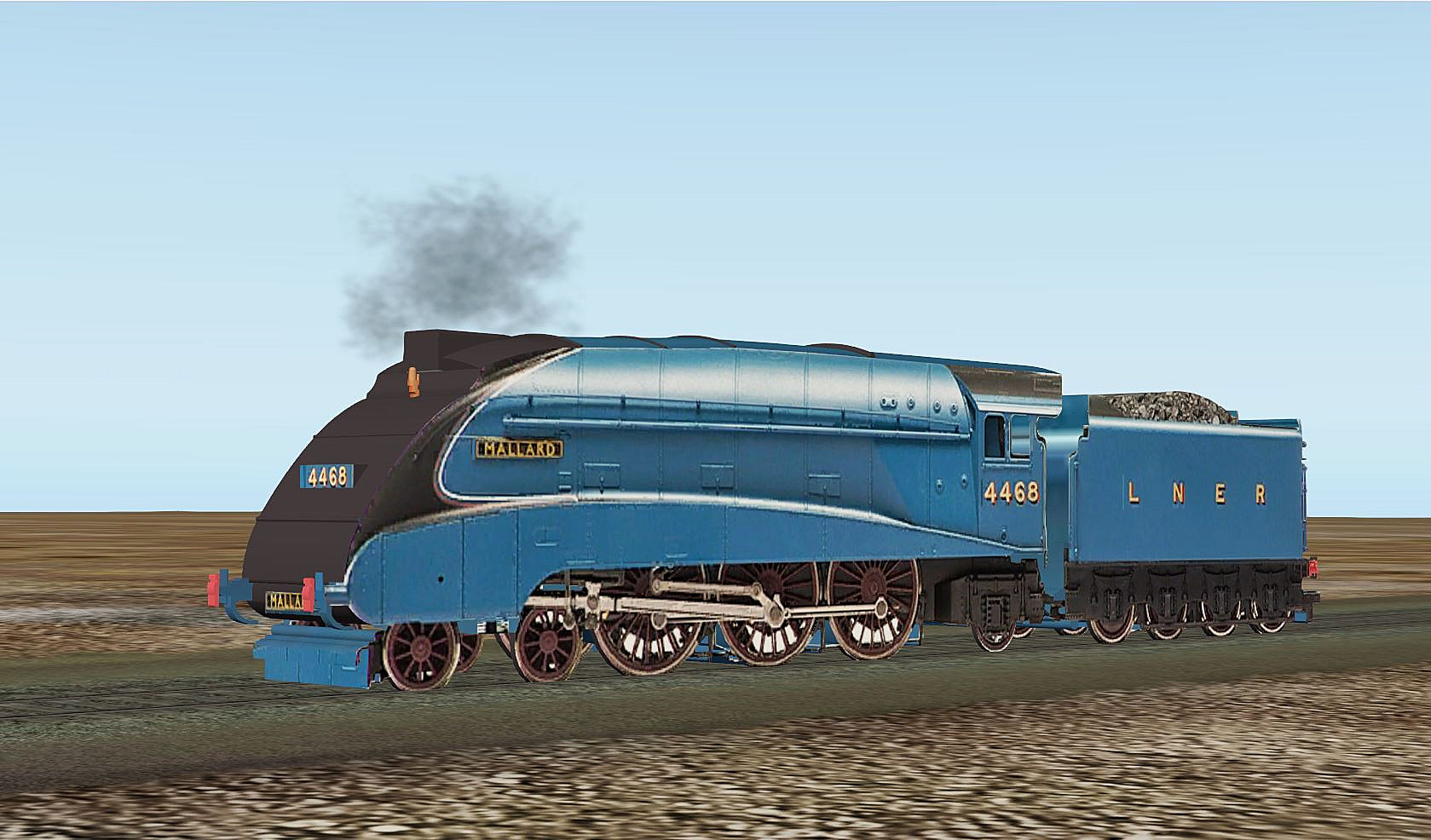 Mallard Class A4 Steam Locomotive (Static) - Objects - X-Plane.Org Forum
