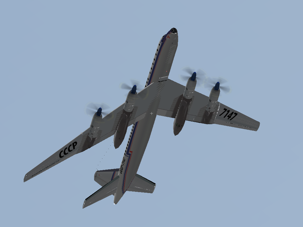 Rossia Tu-114 - Civilian Fixed-Wing Heavy Metal 1946 and later - X ...