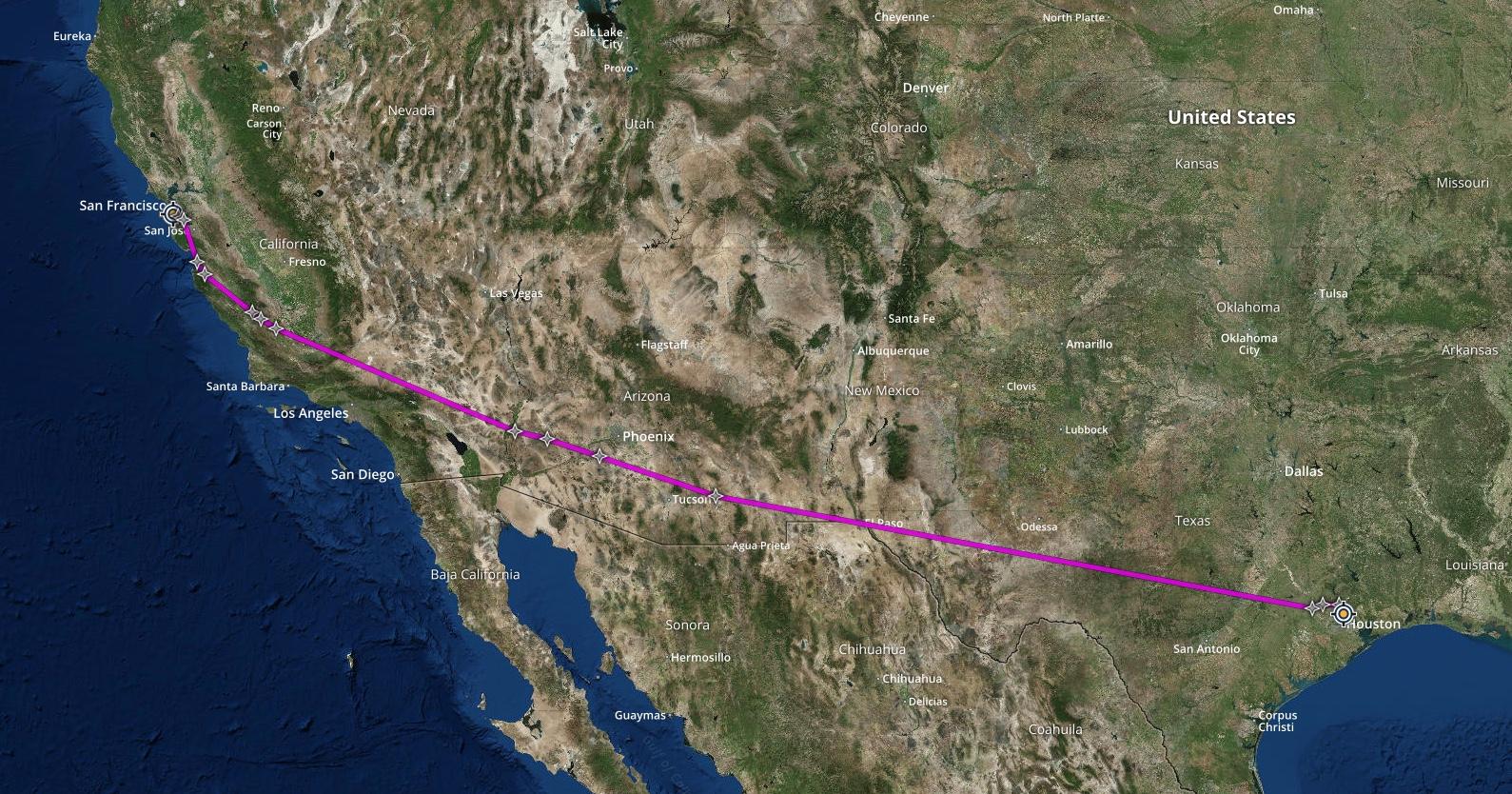 Flight Plan KIAH-KSFO - Flight Plans and Sectionals - X-Plane.Org Forum
