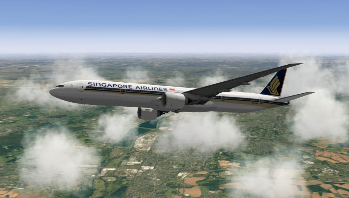 Singapore Airlines B777-312(ER) 9V-SWL - Aircraft Skins - Liveries - X ...