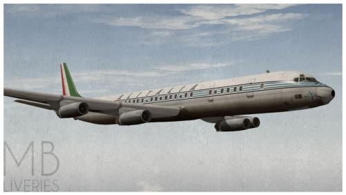 Alitalia (Old) - Douglas DC-8 - Aircraft Skins - Liveries - X-Plane.Org ...
