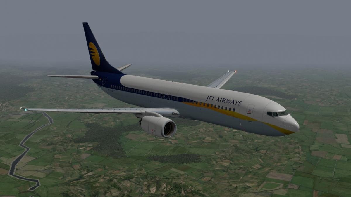 Jet Airways Boeing 737-800 VT-JGA (Non-Winglet) - Aircraft Skins ...