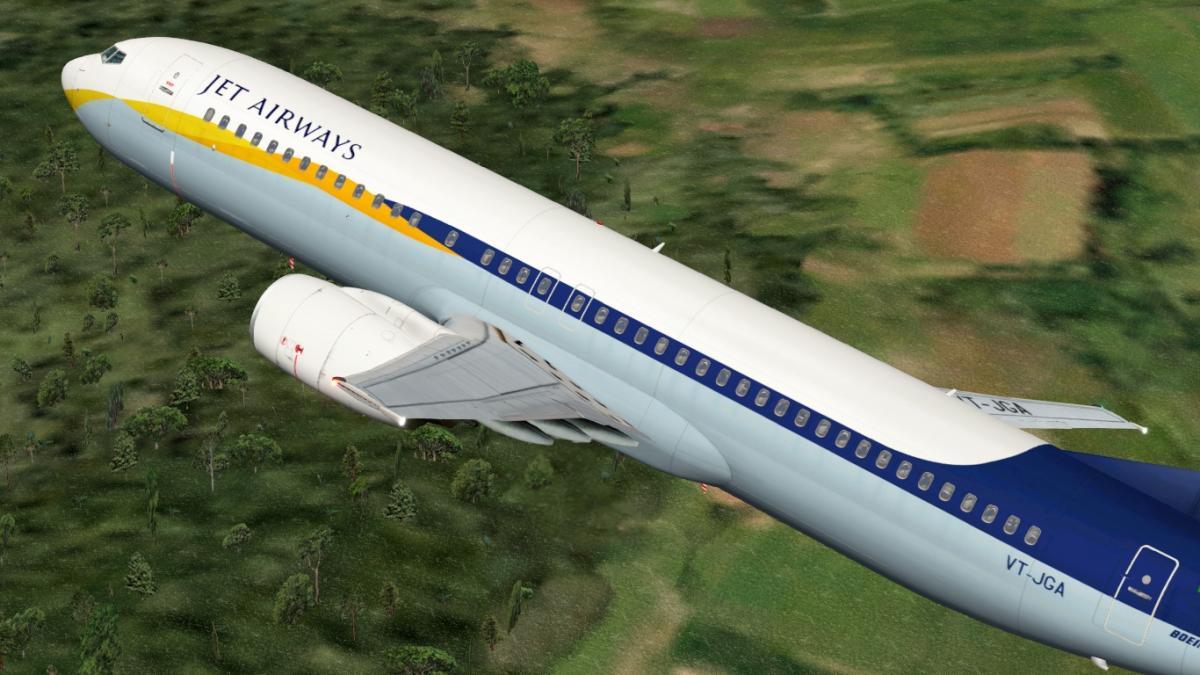 Jet Airways Boeing 737-800 VT-JGA (Non-Winglet) - Aircraft Skins ...