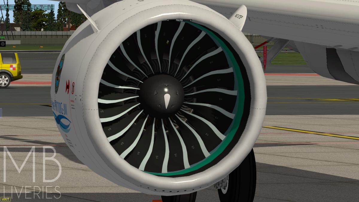 New PW1100G engines textures - Airbus A320neo JarDesign - Aircraft ...